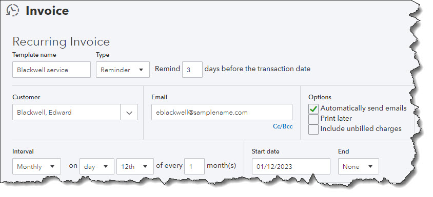 Save time & keystrokes with recurring transactions in QuickBooks Online | SEK